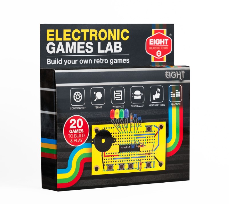Eight Electronic Kits | EIGHT ELECTRONIC GAMES LAB | 504076